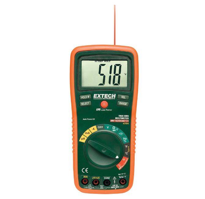 Extech EX400A Series Auto or Manual Ranging DMMs